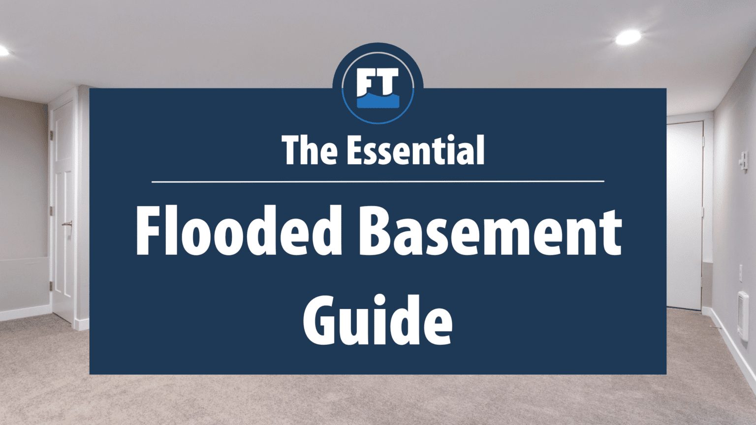 The Essential Flooded Basement Guide - The Flood Team